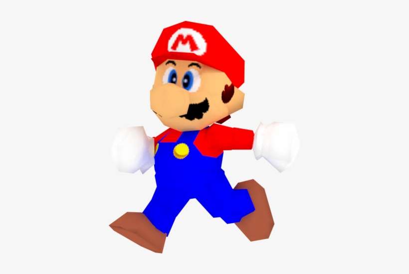 Super Mario 64 Mario Png - Mario Bros Nintendo 64 Png PNG Image ...