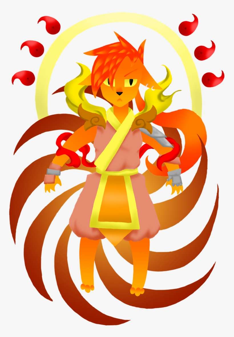 Ninetails - Illustration PNG Image | Transparent PNG Free Download on ...
