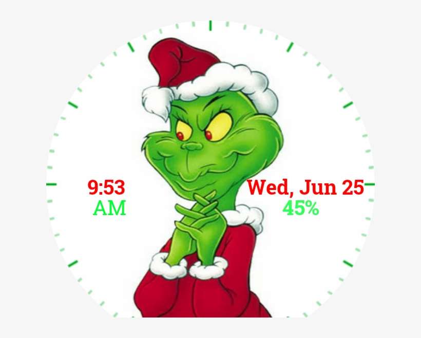 640 X 580 2 - Grinch With Santa Hat PNG Image | Transparent PNG Free ...