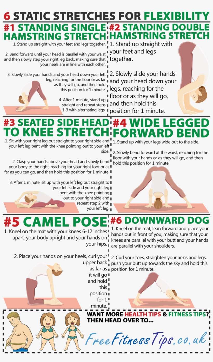 Download 6 Static Stretches For Flexibility - Types Of Stretching ...