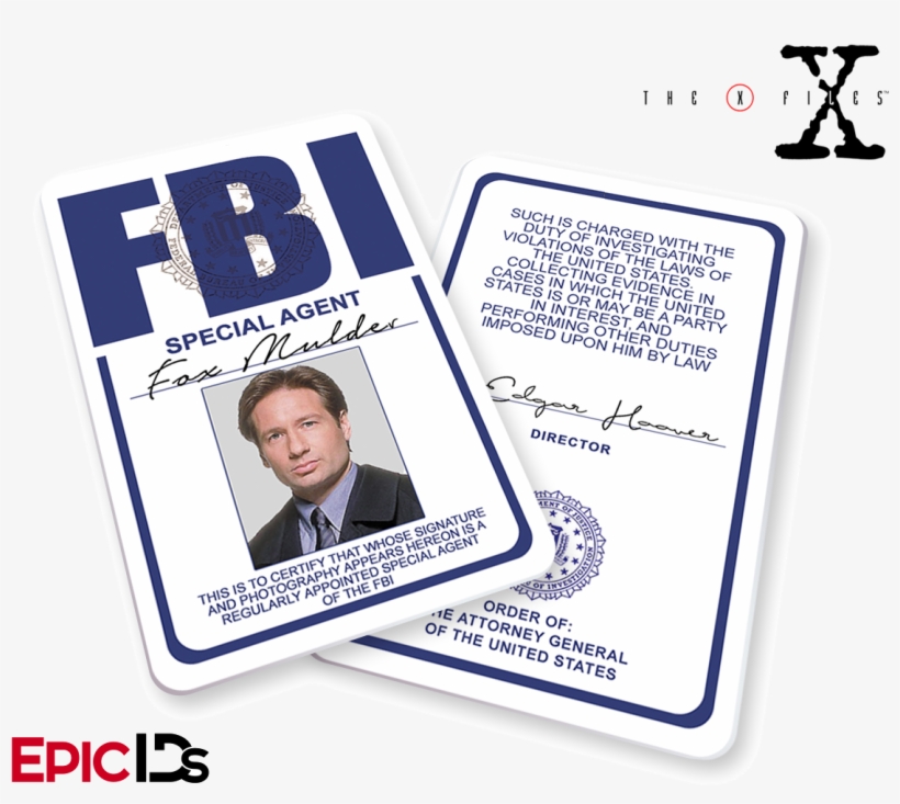 The X-files Inspired Fox Mulder Fbi Special - X Files Mulder Documents ...