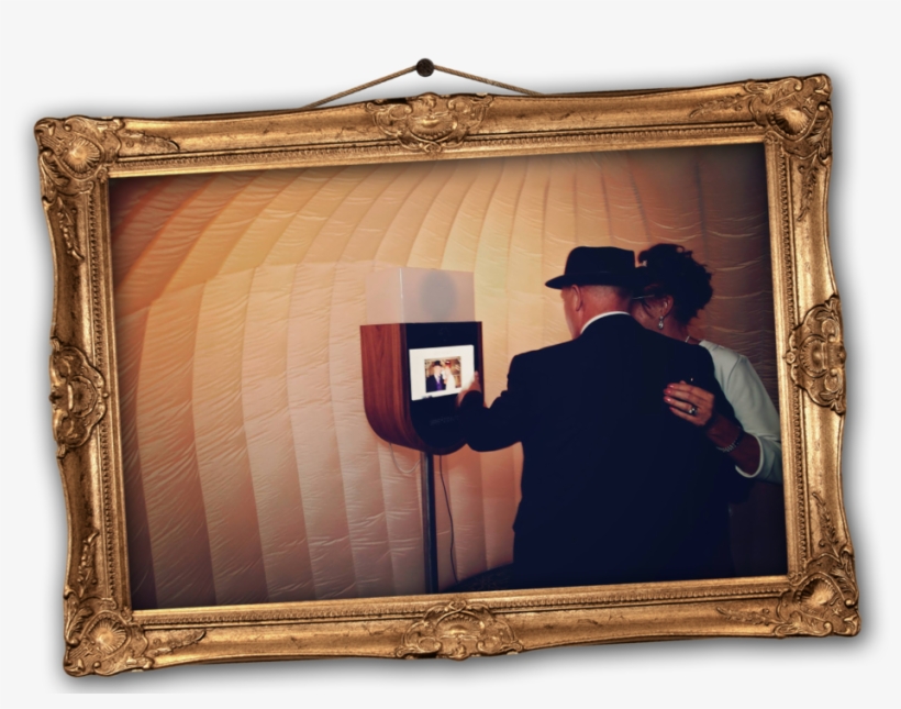 Booth In Frame People Operating Screen PNG Image | Transparent PNG Free ...