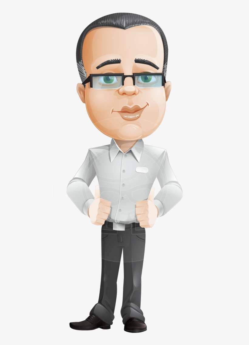 565 X 1060 15 - Businessman Vector Characters Png PNG Image ...