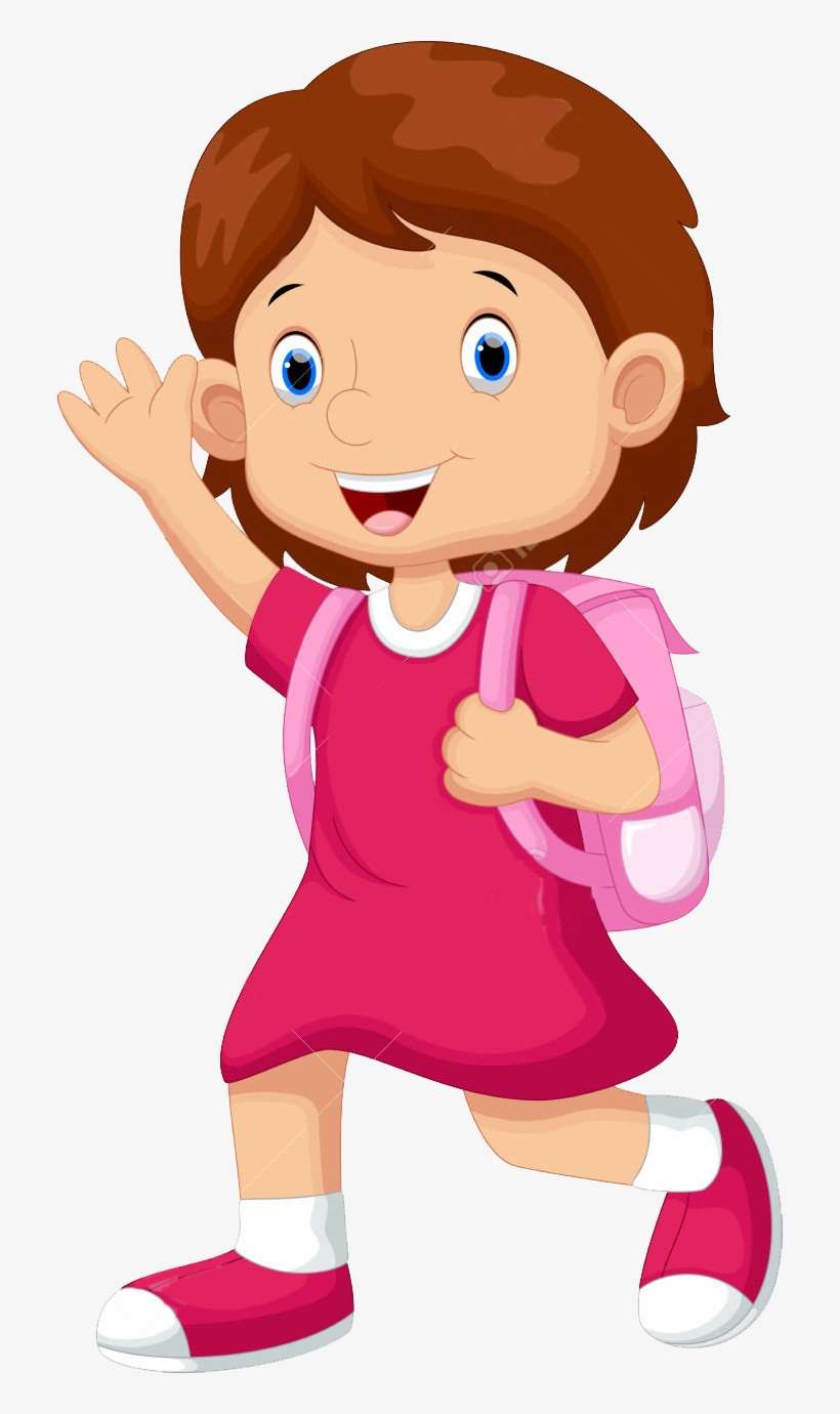 Download 708 X 1300 5 - Cartoon School Chale Hum | Transparent PNG ...