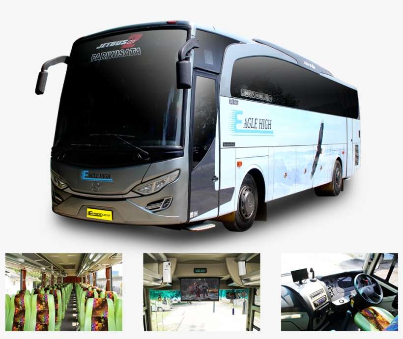 Eagle High - Big Bus - Eagle High Bus Pariwisata PNG Image ...