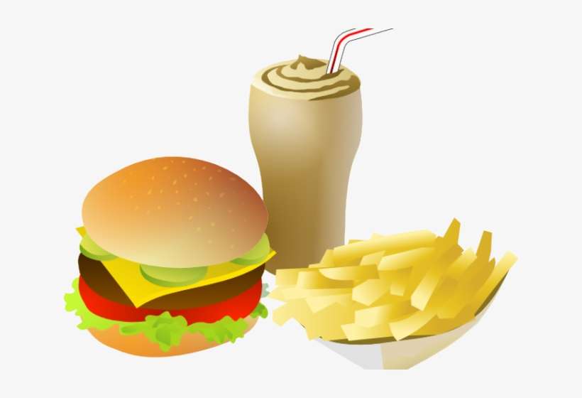 Download Junk Food Clipart Cheese Burger - Fast Food Clipart Png ...