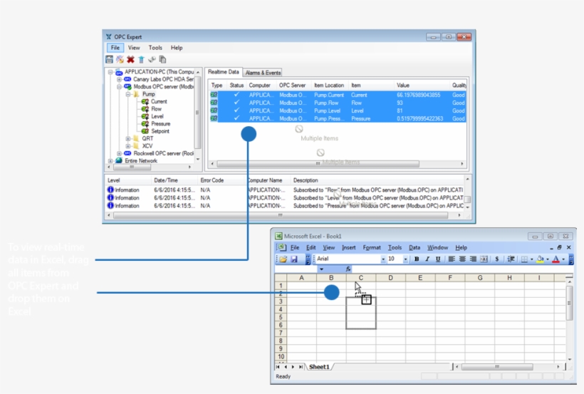 Opc To Excel - Opc Ua Excel Client PNG Image | Transparent PNG Free ...