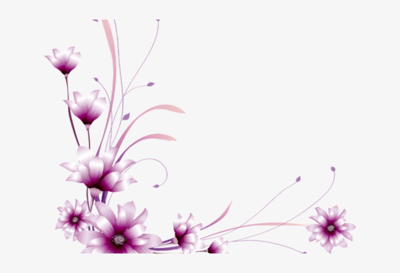 Free Border Designs For A4 Size Paper Flowers Flower Border Design For A4 Size Paper PNG Image 