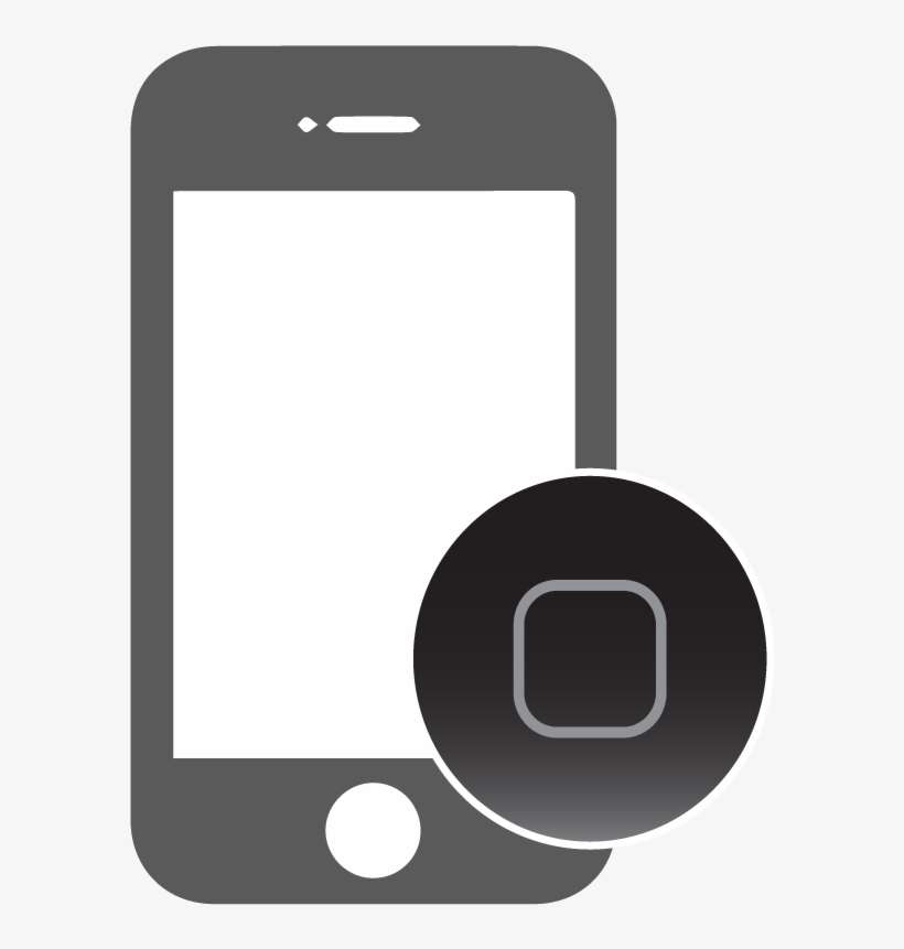 Download Home Button Repair - Mobile Phone Home Button | Transparent ...