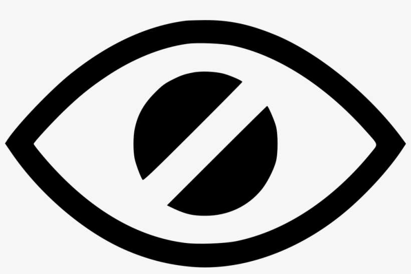 Download Png File Svg - Blind Eye Symbol | Transparent PNG Download ...