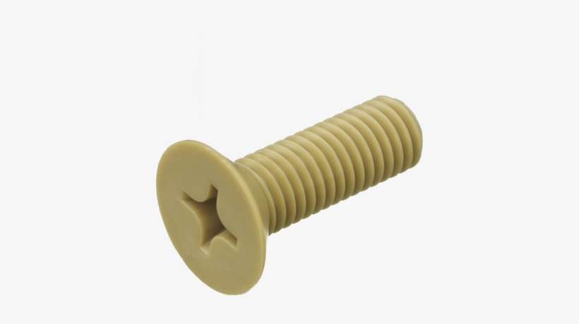 Polyether Ether Ketone / Cross Recessed Flat Head Screw - Flat Head ...