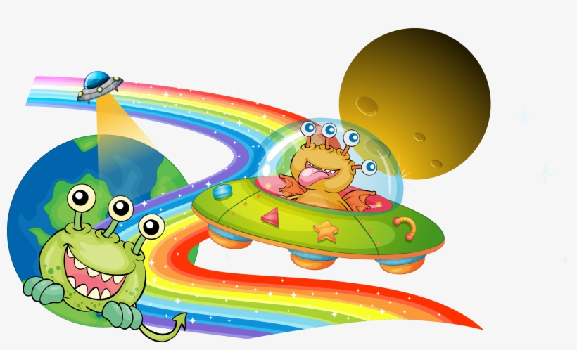 Unidentified Flying Object Transprent Png Free Download - Cartoon PNG ...