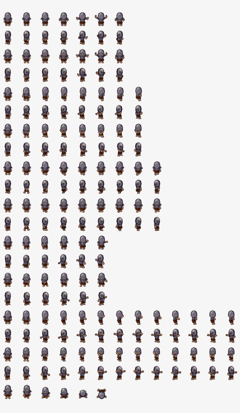Preview Pixel Art Character Sprite Sheet PNG Image Transparent PNG 