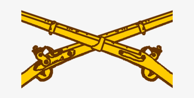 Download Weapon Clipart Crossed Rifle - Infantry Crossed Rifles ...