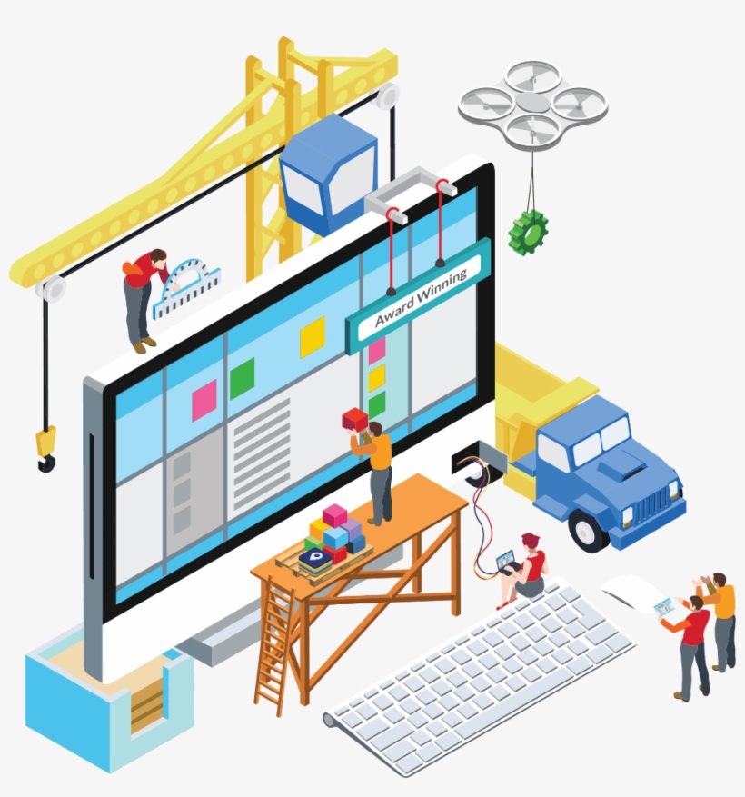 Web Development - Illustration For Web Developers PNG Image ...