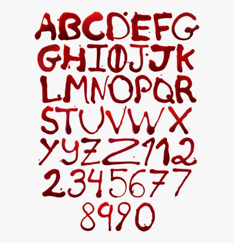 Download Maniac Blood Font - Blood Font | Transparent PNG Download ...