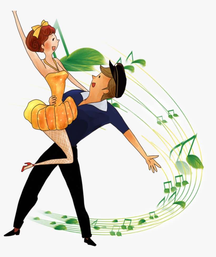 Mq Dancing People Music Notes Note - Dance PNG Image | Transparent PNG ...
