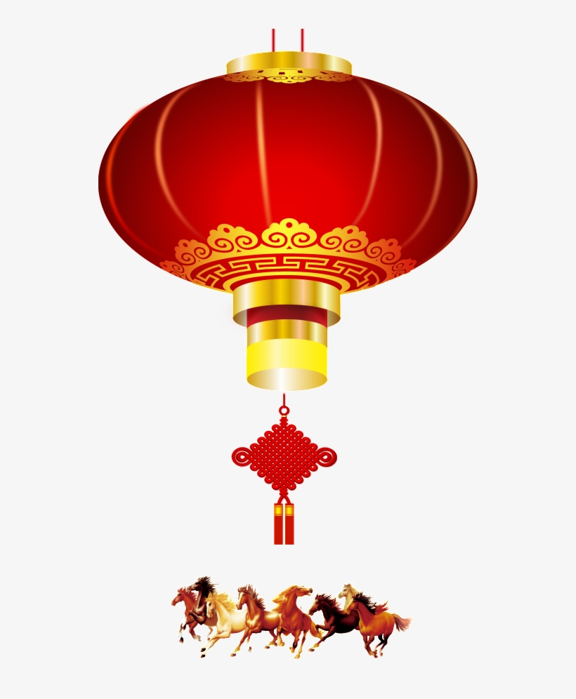 Red Festive Lantern Decoration Vector - Den Long Png PNG Image ...