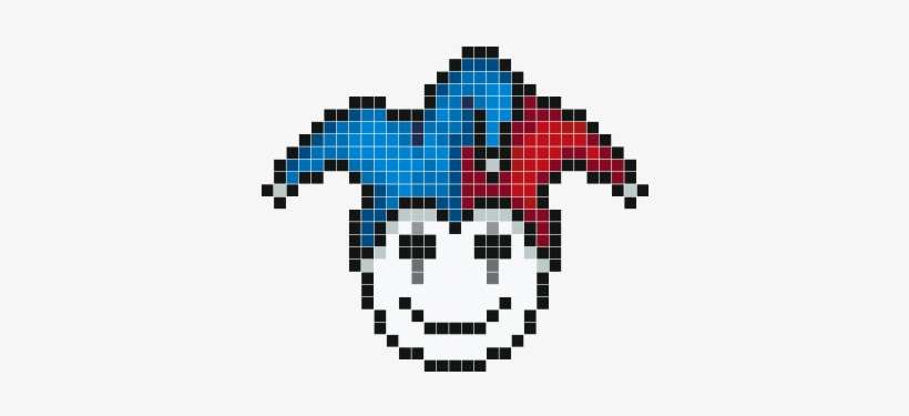 Joker Face - Pixel Art Joker Face PNG Image | Transparent PNG Free ...