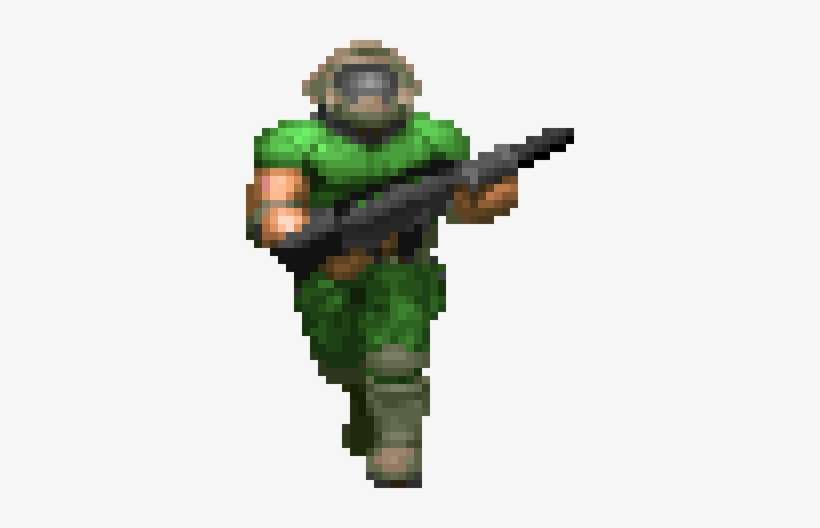 Doomguy-color - Doom 1 Doomguy PNG Image | Transparent PNG Free ...