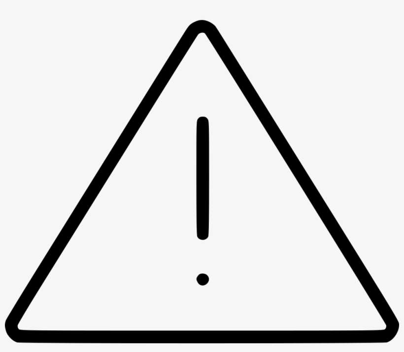 Construction Warning Sign - White Warning Icon Png PNG Image ...