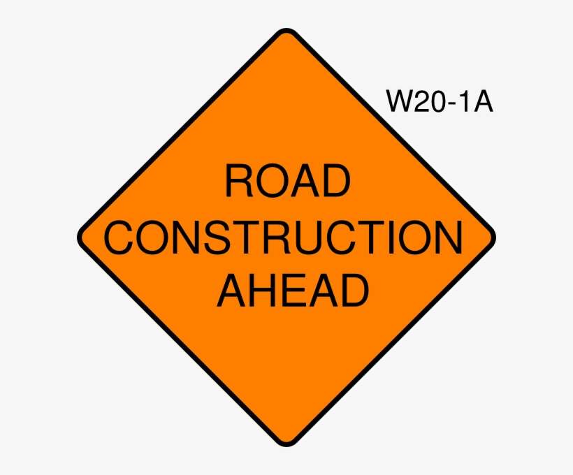 Slow Work Zone Ahead PNG Image | Transparent PNG Free Download on SeekPNG