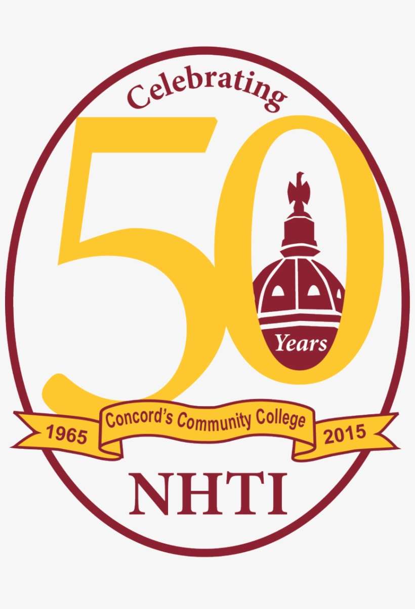 Nhti 50th Anniversary Logo - Nhti, Concord's Community College PNG ...