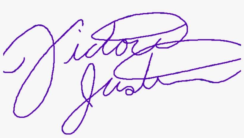 Download Victoria Justice Signature - Wikimedia Commons | Transparent ...
