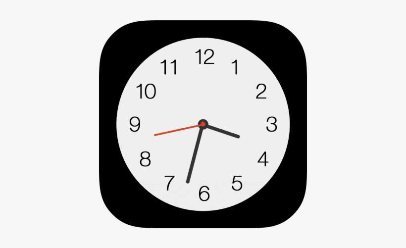 Download Free Png Clock Icon Png Images Transparent - Ios 12 Icon Png ...