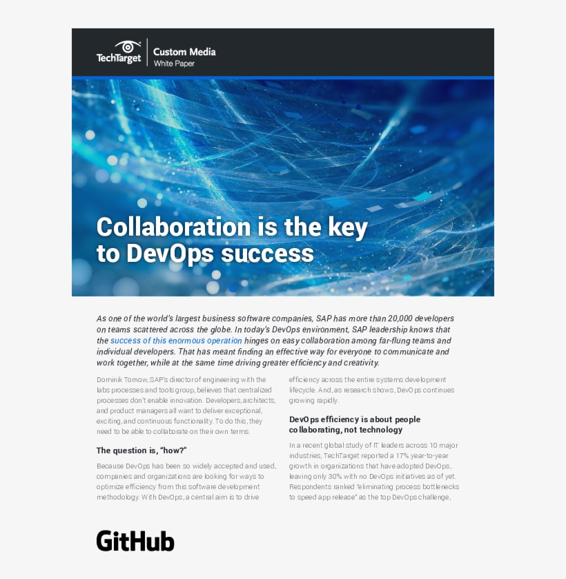 In A Recent Techtarget Study, Only 30% Of Respondents - Github PNG ...
