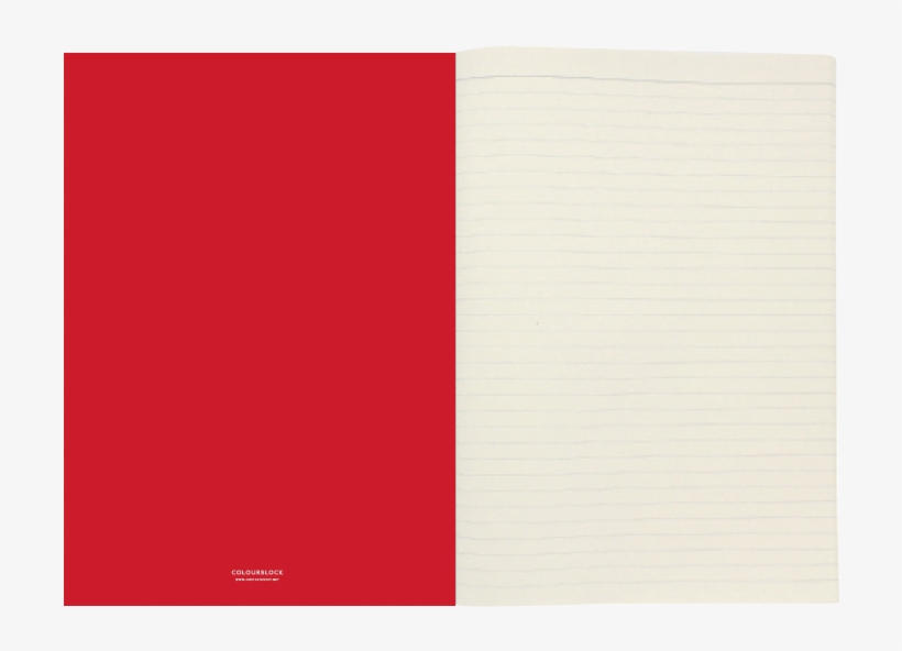 Go Stationery Colourblock Red/white Stripe A4 Notebook - Go Stationery ...