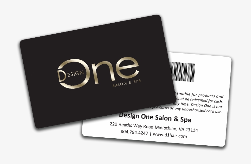 Salon & Spa Gift Card - Graphic Design PNG Image | Transparent PNG Free ...