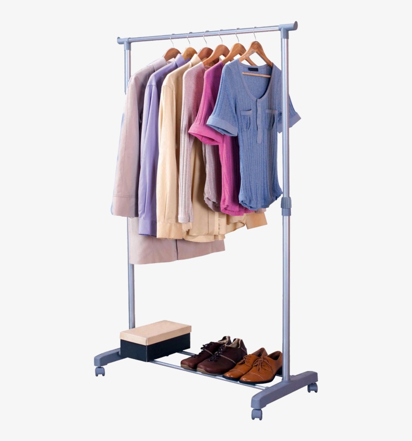 Leostar Cd-1221 Rolling Garment Rack - Closet PNG Image | Transparent ...