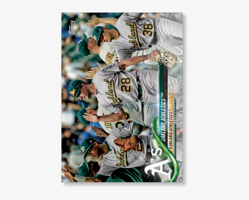 2018 Topps Baseball Series 2 Oakland Athletics - Poster PNG Image ...
