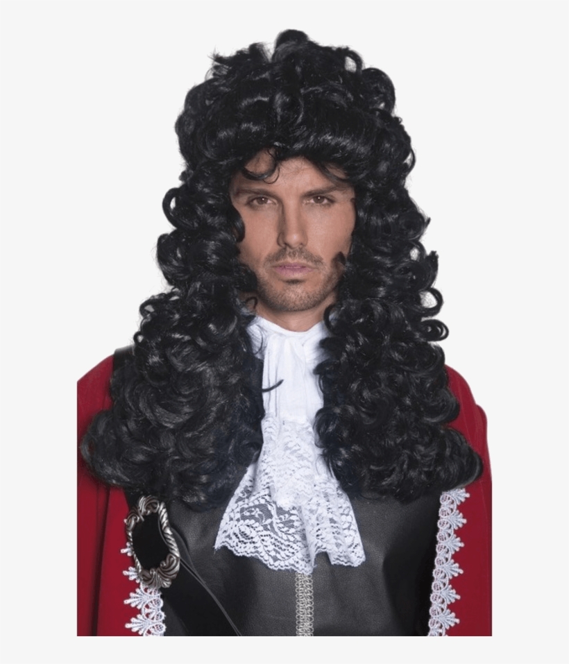 Adult Captain Hook Wig - Pirate Wig PNG Image | Transparent PNG Free ...
