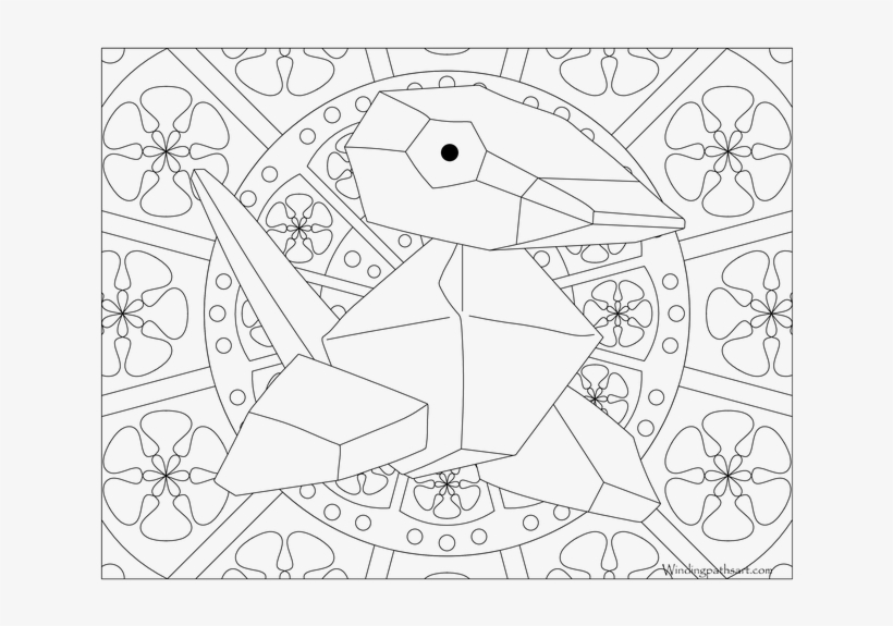 Download Porygon Pokemon - Adult Pokemon Coloring Sheet | Transparent ...