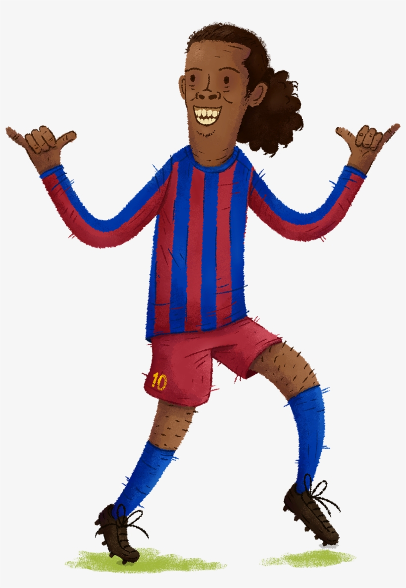 Ronadinho, Barcelone - Cartoon PNG Image | Transparent PNG Free ...