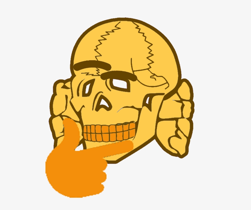Thinking Emoji Skull PNG Image | Transparent PNG Free Download on SeekPNG