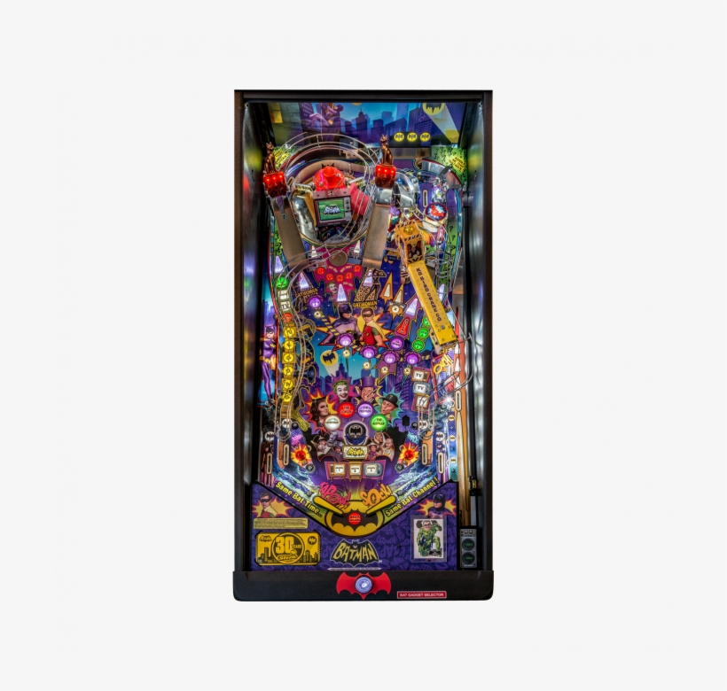 Stern Pinball Batman 66 Premium Field - Batman 66 Pinball PNG Image ...