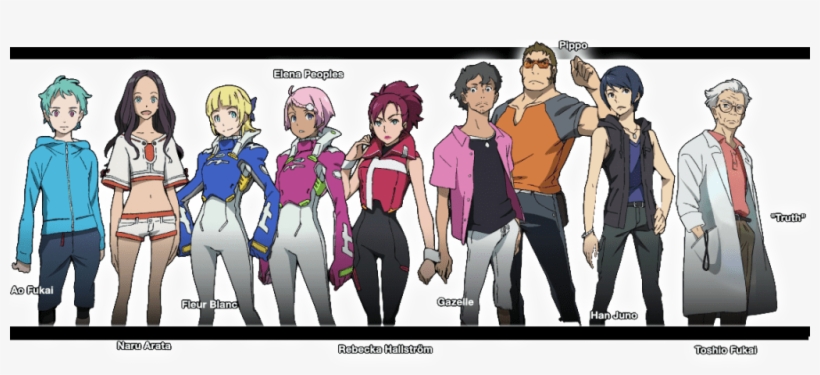 Eureka Seven Character Design PNG Image | Transparent PNG Free Download ...
