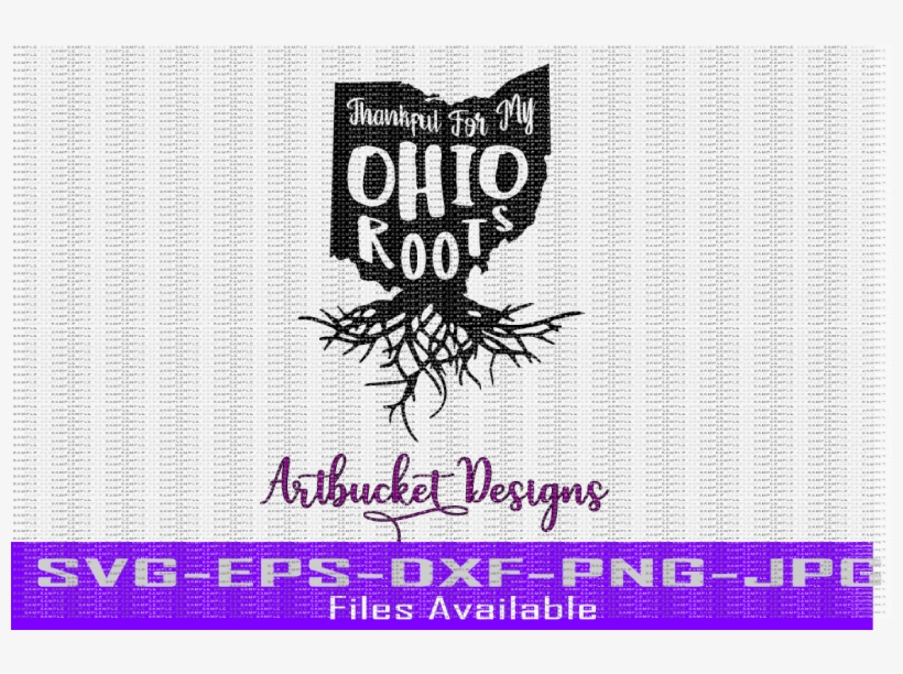 Free Ohio Roots Cutfile Crafter File - Poster PNG Image | Transparent ...