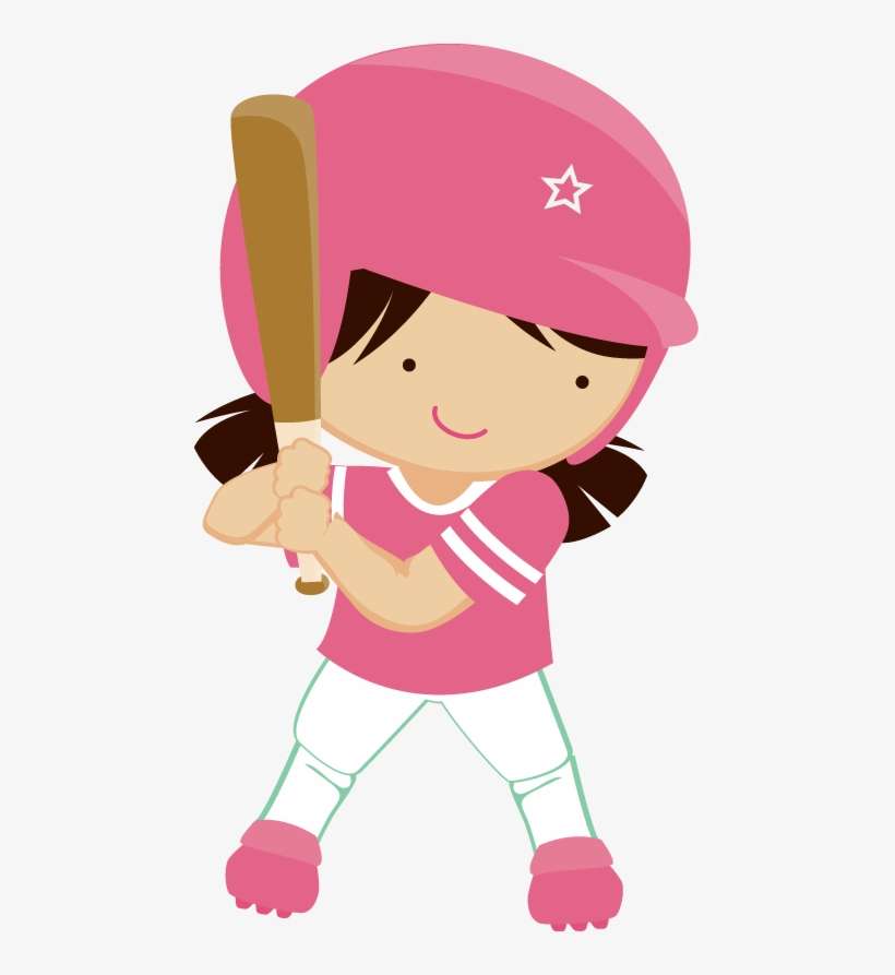Stamped/digital Images - Baseball Girl Clipart PNG Image | Transparent ...