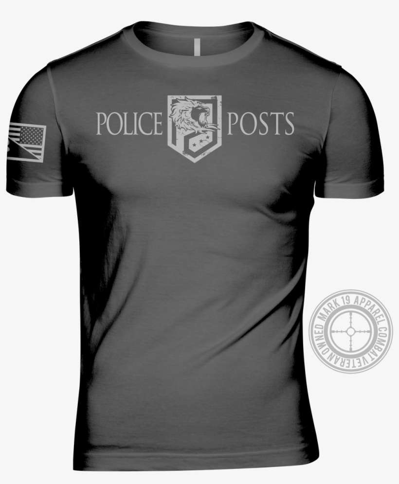 Police Posts Shield Logo Shirt - Active Shirt PNG Image | Transparent ...