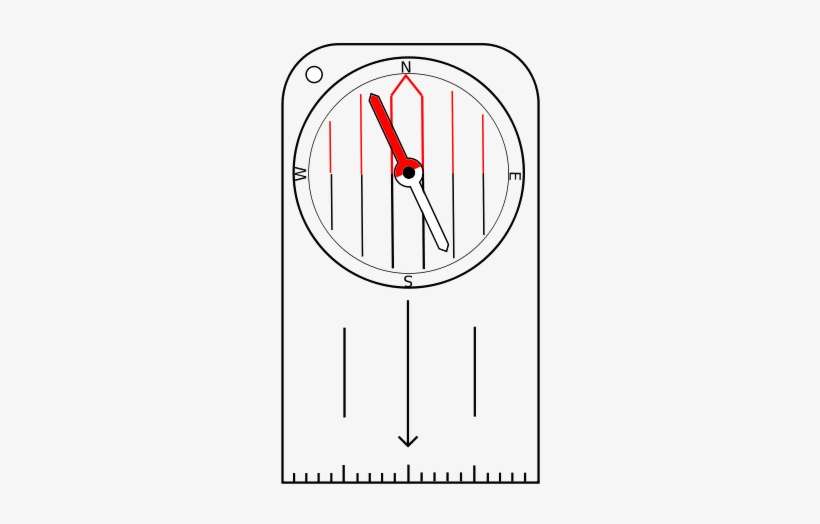 Revolving Housing And Compass Orientation - Wall Clock PNG Image ...