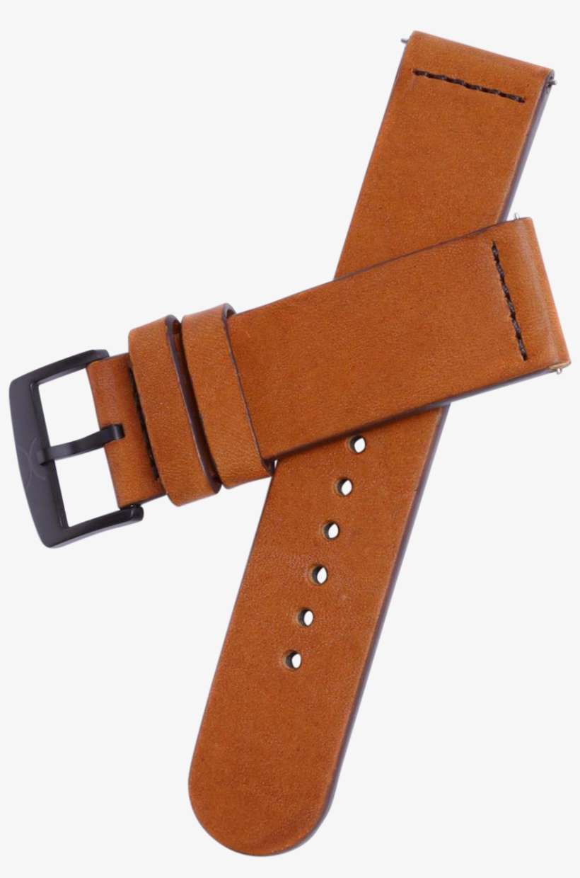 Download Xeric 22mm Smooth Saddle Leather Strap - Strap | Transparent ...