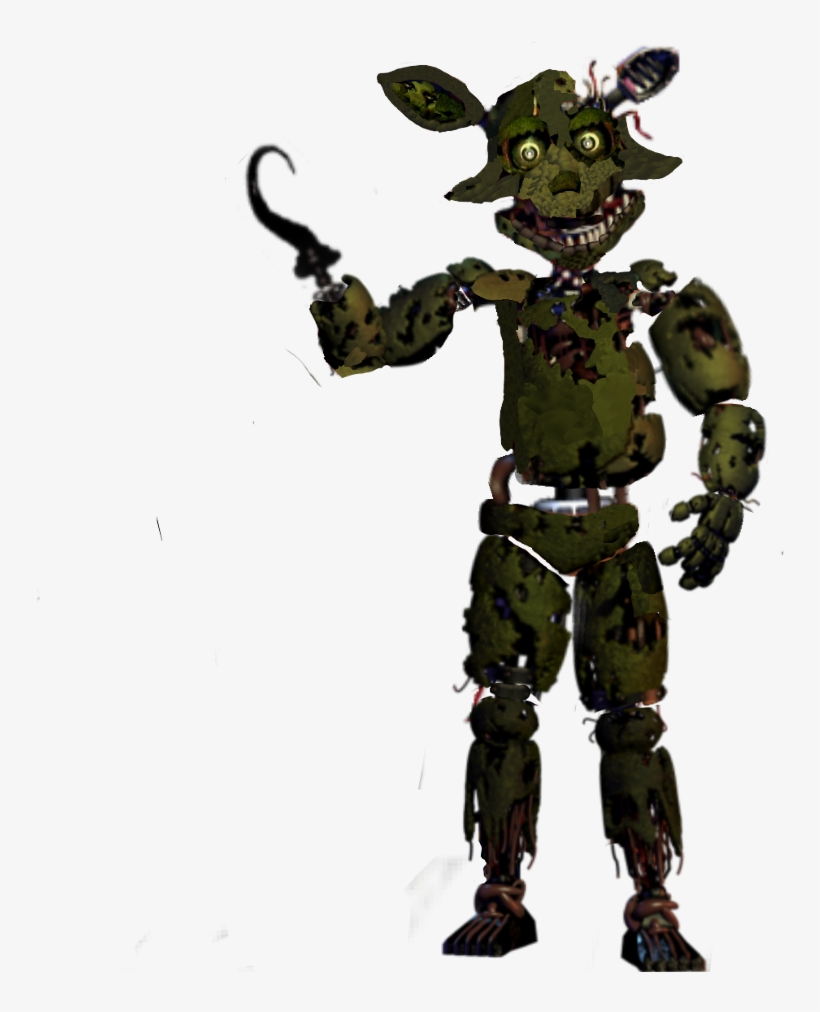 Download Fnaf Sticker - Final Nights 2 Burnt Foxy | Transparent PNG ...