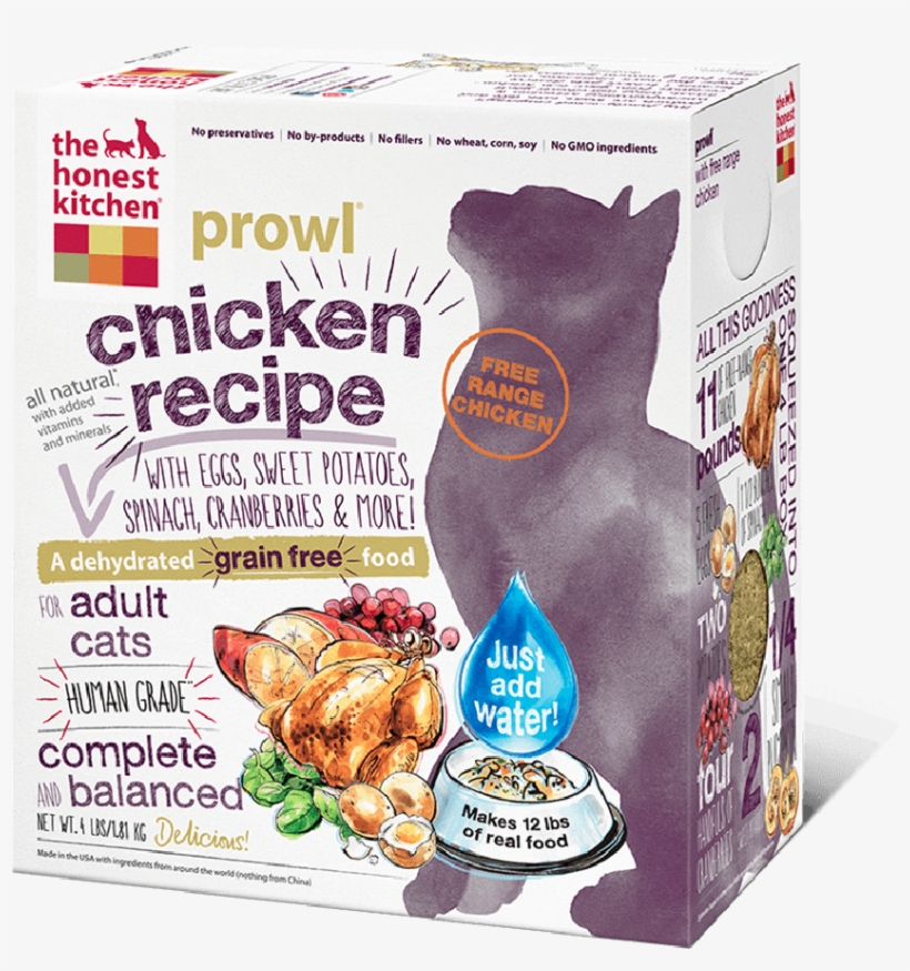 Honest Kitchen Prowl Cat Food 4lbs - Honest Kitchen Cat Food PNG Image ...