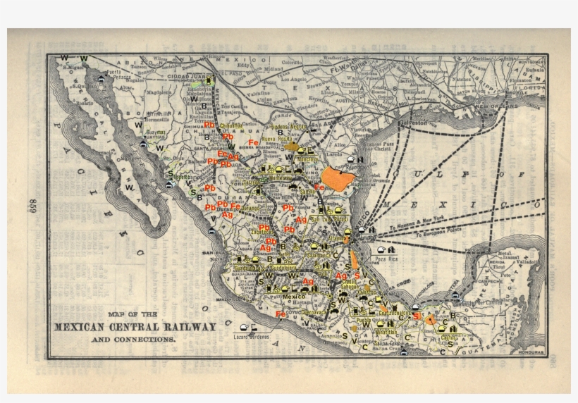 Resources-railroads Mexico Map - Atlas PNG Image | Transparent PNG Free ...