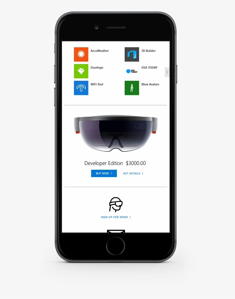 Hololens Mobile Layout - Iphone PNG Image | Transparent PNG Free ...