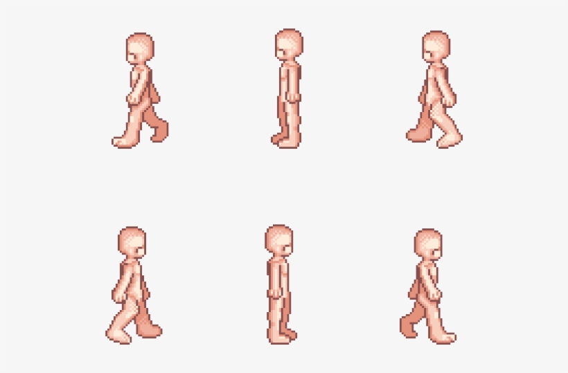 Drawn Templates 2d Character - Cartoon PNG Image | Transparent PNG Free ...